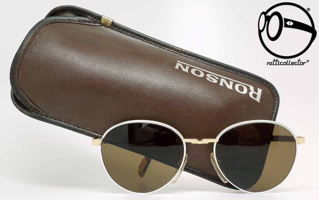 VINTAGE SUNGLASSES RONSON MOD. RS 35 C-04 BRW 80s - ORIGINAL AND UNWORN ...