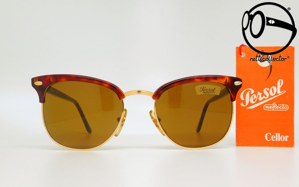 VINTAGE SUNGLASSES PERSOL RATTI CELLOR/2 24 80s - ORIGINAL AND UNWORN ...